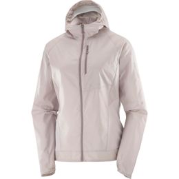 Salomon Bonatti Cross Funktionsjacke Damen - grau - Gr. M - Polyester