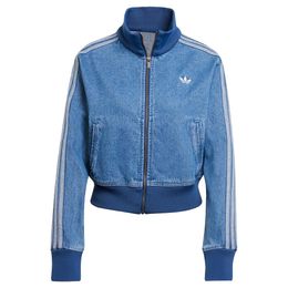 adidas originals Zip-Up Hoodie 'Adicolor Denim Track' female Blue size XS