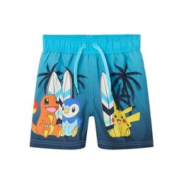 name it Badeshorts 'NMMCoy Pokemon' Jungen Größe 92 marine / aqua / orange / weiß