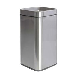Maul Abfallbehälter Maulprime 25 l Edelstahl 25.3 x 25.3 x 50.4 cm silber