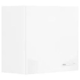 H&auml;ngeschrank Optifit "Iver", wei&szlig; (wei&szlig; glanz), B:60cm H:57,6cm T:34,6cm, Schr&auml;nke, H&auml;ngeschrank, Breite 60 cm, mit 1 T&uuml;r