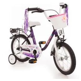 Kinderfahrrad Bachtenkirch "Empress" Gr. 25, lila (lila, wei&szlig;), Fahrr&auml;der, Kinder, 25cm, 14 Zoll (35,56cm)