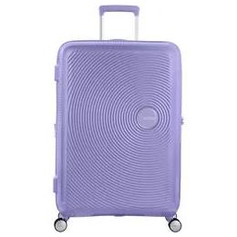 Hartschalen-Trolley American Tourister "SOUNDBOX, in verschiedenen Farben und Gr&ouml;&szlig;en", Gr. B/H/T: 51,5cm x 77cm x 29,5cm 97 l, lila (lavender), Polypropylen, unifarben, Koffer, Reisekoffer Trolley Aufgabegep&auml;ck TSA-Zahlenschloss Volumenerweiterung