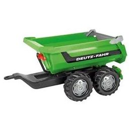 Kinderfahrzeug-Anhänger Rolly Toys "Halfpipe Deutz", grün, Spielfahrzeug-Anhänger, KinderB:45cm H:43cm L:89cm, Kunststoff, für Trettraktoren, B:45cm H:43cm L:89cm