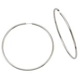 Paar Creolen Firetti "Schmuck Geschenk Silber 925 Basic 2 mm breit" Gr. 60, silber (silberfarben), Ohrringe, Damen, 60, Silber 925 (Sterlingsilber)