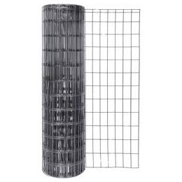 GAH Alberts Schweißgitter ALBERTS "Fix-Clip Pro", grau (anthrazit), H:122cm, Stahl, Zaunelemente, Höhe: 80-150cm, Gesamtlänge: 10-25 m