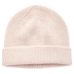 Strickmütze Lascana, Damen, rosa (rose), Obermaterial: 70% Polyacryl, 30% Wolle, unifarben, Basic, Mützen, Beanie, Wintermütze, Wollmütze, Mütze, Grobstrick mit Umschlag