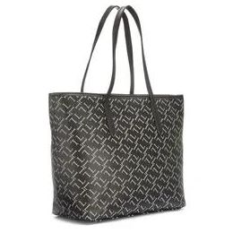 Shopper Lascana "Schultertasche", Damen, Gr. B/H/T: 33cm x 31cm x 15,5cm, schwarz, Lederimitat, mehrfarbig, Taschen Shopper, Handtasche, Tragetasche, Damentasche, Korbtasche, Einkaufstasche VEGAN