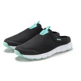 Sneaker Lascana, Damen, Gr. 36, schwarz, Obermaterial: 100% Textilmaterial. Futter: 100% Textilmaterial. Decksohle: 100% Textilmaterial. Laufsohle: 100% Synthetik, unifarben, Schuhe Sabot, Halbschuh, Freizeitschuh, Sabot, Clogs aus leichtem Mesh-Material