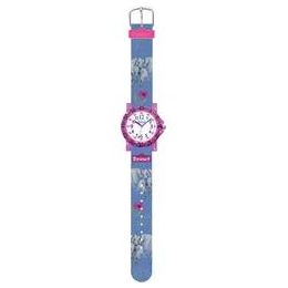 Quarzuhr Scout "The It-Collection", blau (blau, rosa, weiß), Armbanduhren, Kinder, Armbanduhr, Kinderuhr, Lernuhr,Geschenkidee, Schulanfang,Mädchen,Pferd