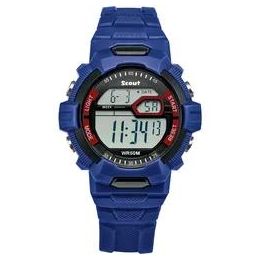 Chronograph Scout "The Digi", blau, Armbanduhren, Kinder, Armbanduhr,Quarzuhr, Kinderuhr,Mädchen,Jungen,Geschenkidee,Jugendliche