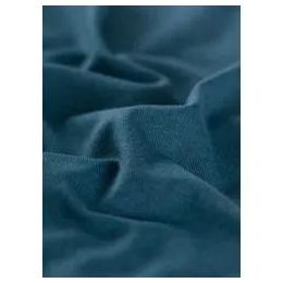 Strickmütze TRIGEMA "TRIGEMA Soft-Cap", Damen, Gr. 900, blau (saphir, melange), Baumwollmischung, Mützen