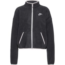 Nike Club Fleece Fleecejacke Damen - schwarz - Gr. S