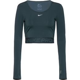 Nike Np Df Funktionsshirt Damen - grün - Gr. M