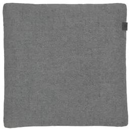 Schöner Wohnen Dekokissen "Solo", grau (grau, unifarben), B:38cm L:38cm, Baumwolle, Polyester, SCHÖNER WOHNEN-KOLLEKTION, Dekokissen_Sitzkissen_Kissenhüllen, 38x38 cm
