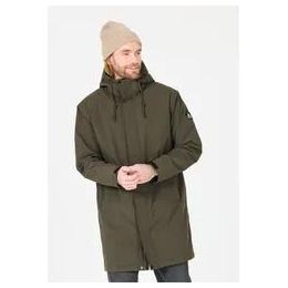 Parka WHISTLER "Volcan", Herren, Gr. 3XL, gr&uuml;n, 100% Polyester, unifarben, lang, ohne Ausschnitt, Jacken Parka, Mit 10.000 mm Wassers&auml;ule