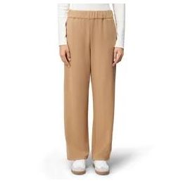 Stoffhose Zero "Damen Stoffhose mit elastischem Bund 30 Inch", Damen, Gr. 38, Normalgrößen, cinnamon swirl, Twill, Obermaterial: 96% Polyester, 4% Elastan. Ärmelfutter: ohne Futter., unifarben, figurbetont lang, Hosen, Plain/ohne Details