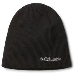 Strickmütze Columbia "WHIRLIBIRD WATCH CAP BEANIE", Herren, Gr. - (53,5/59), schwarz (schwarz, schwarz), Strick, Kunstfaser, unifarben, Mützen