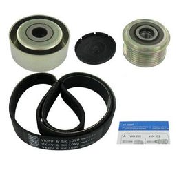 SKF Keilrippenriemensatz 57,5mm f&uuml;r PEUGEOT LAND ROVER FIAT CITRO&Euml;N VOLVO 5750.RW 5750.RV 5750.YJ VKMAF 33132-1