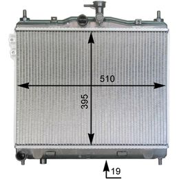 Mahle Kühler, Motorkühlung BEHR HELLA SERVICE *** PREMIUM LINE mit Zubehör für HYUNDAI AL700M3050 253101C100 253101C106 CR 1277 000P