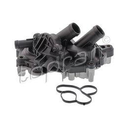 TOPRAN Wasserpumpe mit integriertem Regler f&uuml;r SKODA VW SEAT CUPRA AUDI PORSCHE VAG 04C121600K 04E121600AD 04E121600DG 117 510