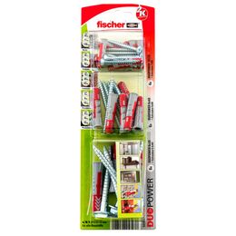 Fischer Montage-Set 'Duopower' D&uuml;bel und Schrauben, &Oslash; 6, 8 und 10 mm, 18-teilig