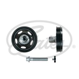 GATES Riemenscheibe, Kurbelwelle DriveAlign&reg; mit Zubeh&ouml;r 153mm f&uuml;r VAUXHALL OPEL CHEVROLET 55571402 614181 55574771 TVD1171A