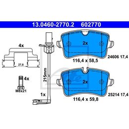 ATE Bremsensatz-Hinterachse IJF141DV33 Bremsensatz, Scheibenbremse hinten rechts links bel&uuml;ftet 330mm f&uuml;r PORSCHE VAG 80A615601C 95B615601G 95B615601A