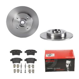 Brembo Bremsensatz, Scheibenbremse hinten rechts links voll 249mm f&uuml;r PEUGEOT CITRO&Euml;N VAUXHALL OPEL DS 425371 1611141080 3648487 1420-55150