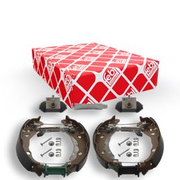 febi bilstein Bremsbackensatz hinten rechts links vormontiert 203mm f&uuml;r PEUGEOT CITRO&Euml;N E170210 4242.11 4242.10 37548