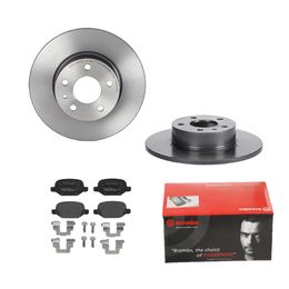 Brembo Bremsensatz, Scheibenbremse hinten rechts links voll 251mm für ALFA ROMEO FIAT LANCIA 77364839 9948338 77362675 1420-54072
