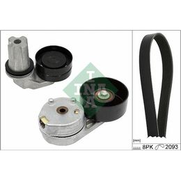 INA Keilrippenriemensatz f&uuml;r LAND ROVER 4H2Q19A216AF PQH500060 1342047 529 0445 10