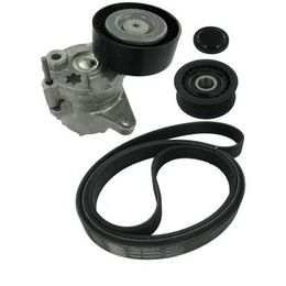 SKF Keilrippenriemensatz f&uuml;r SKODA VW SEAT JEEP AUDI MERCEDES-BENZ JAGUAR LANCIA (FAW) OPEL (BBDC) FIAT VAUXHALL FORD CHRYSLER 6462000570 1324755 K04
