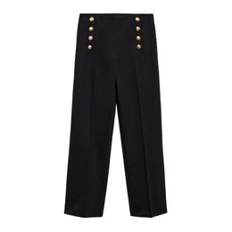 Mango Pleated Pants 'BOTONES' female Black size 42