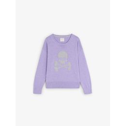Scalpers Scskull Intarsia Tricot Girls ' ' Jungen Gr&ouml;&szlig;e 140 lila / flieder