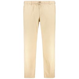Große Größen North Chinos aus Leinenmischung, mit Dehnbund Farbe sand Größe: 4XL
