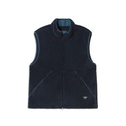 thinking mu Vest 'Craig' male Blue size M