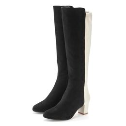 Lascana Damen Stiefel, schwarz/weiß, Größe 42