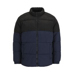 Jack & Jones Plus Jack & Jones Plus Jacke 'JJMAZE' Herren Größe 4XL nachtblau / schwarz