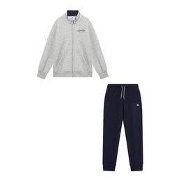 Champion Authentic Athletic Apparel Jogginganzug Jungen Gr&ouml;&szlig;e 164 blau / navy / graumeliert