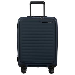Hartschalen-Trolley Samsonite "RESTACKD, verschiedene Größen und Farben", Gr. B/H/T: 40 x 55 x 23 42, schwarz (midnight), Polypropylen, unifarben, Koffer, Reisekoffer mit TSA Schloss Volumenerweiterung Packtaschen