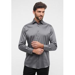 Eterna Hemd - Modern fit - in Grau - 76% | Gr&ouml;&szlig;e 39 | Herren-plussize