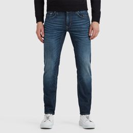 PME-Legend Straight-Jeans PME LEGEND "Commander 3.0 PTR180", Herren, Gr. 31, Länge 30, blau (tiefblau finish), Denim/Jeans, Obermaterial: 97% Baumwolle, 3% Elasthan, Jeans