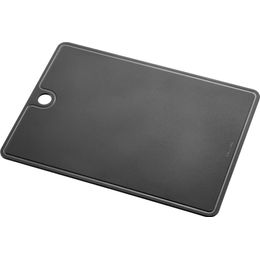 Schneidebrett Zwilling "praktisch Brett f&uuml;r jeden Tag", schwarz, B:25cm H:0,3cm L:35cm, Kunststoff, Schneidebretter, mit Auffangrille, sp&uuml;lmaschinengeeignet