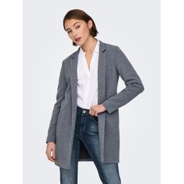 Longblazer Only "ONLSOHO-NORMA LIFE L/S COATIGAN CC TLR", Damen, Gr. XS (34), grau (medium grau melange), Obermaterial: 100% Polyester, unifarben, slim fit normal, Blazer