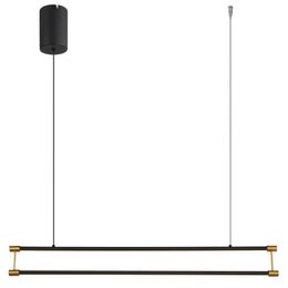 Globo LIGHTING LED Pendelleuchte "KAYSON", schwarz, Leuchten, Hängelampe/Hängeleuchte/Wohnzimmer/Esstisch/elegant