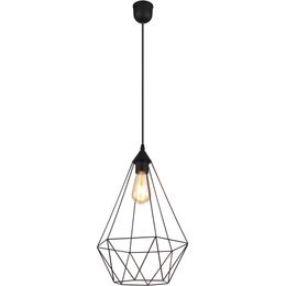 Globo LIGHTING Hängeleuchte "ZACHARY", schwarz, 1 Stk., Leuchten, Hängelampe/Pendelleuchte/Esszimmer/Wohnzimmer/Esstisch