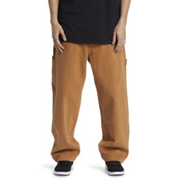 Outdoorhose DC Shoes "Worker", Herren, Gr. 31(S/M) / Länge 32(M), Länge 34, honey overdye, 80% Baumwolle, 20% Baumwolle, Hosen