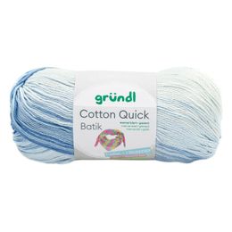 gr&uuml;ndl Cotton Quick Batik von Gr&uuml;ndl, Hellblau/Mittelblau/Dunkelblau, aus Baumwolle