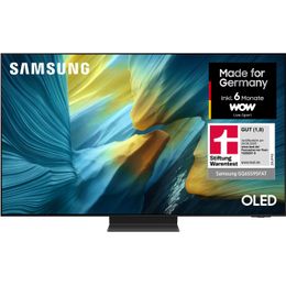 Samsung OLED-Fernseher "GQ65S95FAT OLED-Fernseher", Energieeffizienz: F (A-G), schwarz, 65, Fernseher, HDR Pro & Glare Free, Dolby Atmos & AI Sound, Gaming Hub, bis zu 165Hz